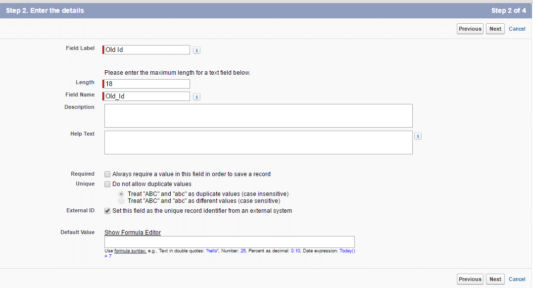 External Id In Salesforce