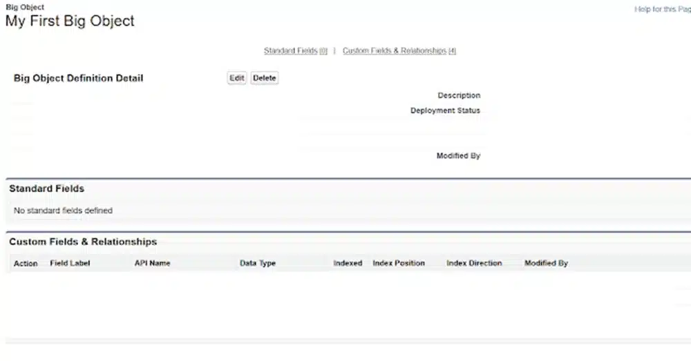 Salesforce Big Objects for Enterprise Success