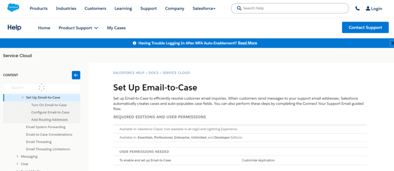 Email-to-Case Salesforce 1st Integration: Transforming Communication and Workflow Efficiency