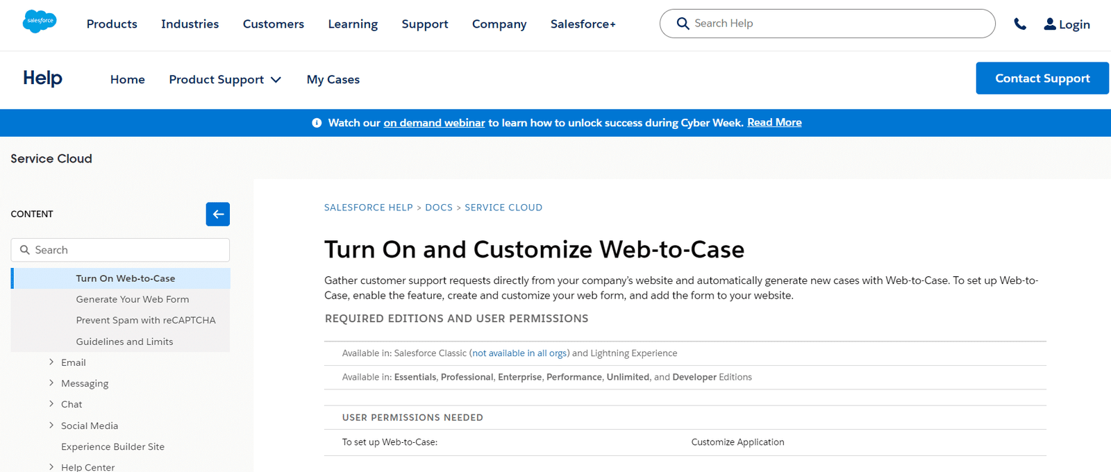 Web-to-Case in Salesforce: Enhancing Customer Relationship Management