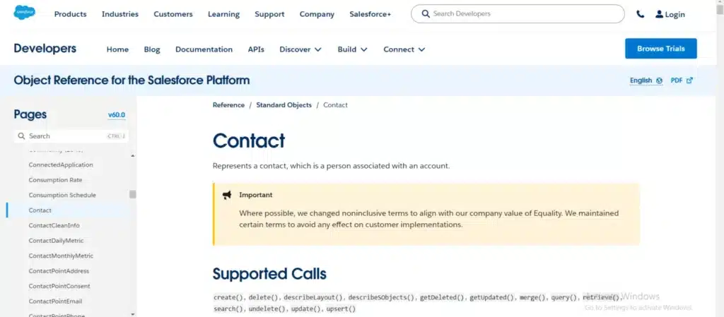Contact Salesforce Objects: A Comprehensive Guide