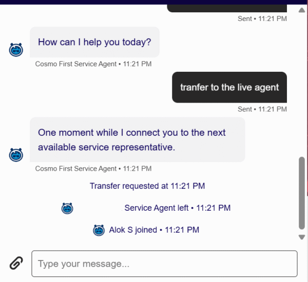 Transfer/Escalate Chat to Live Agent From Agentforce Service Agent